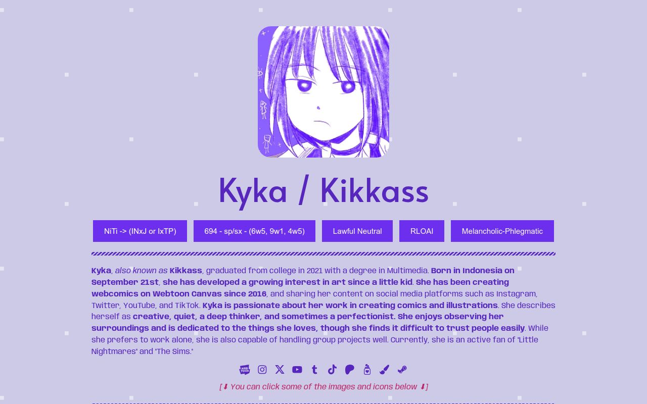 Kyka/Kikkass Wikipage